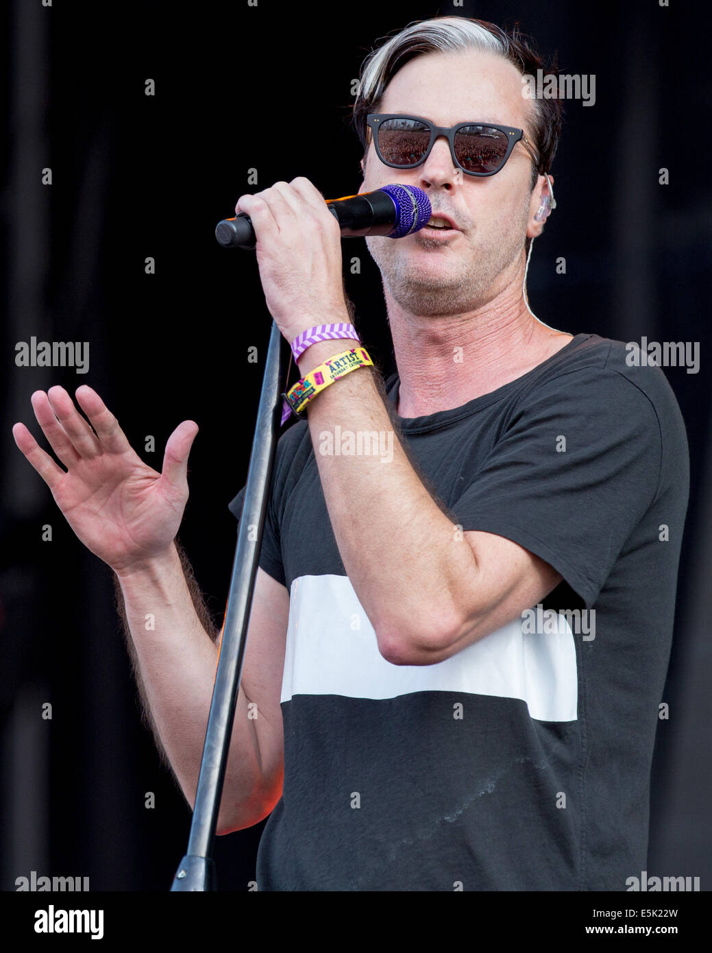 Chicago, Illinois, USA. 2nd Aug, 2014. Vocalist MICHAEL FITZPATRICK of ...