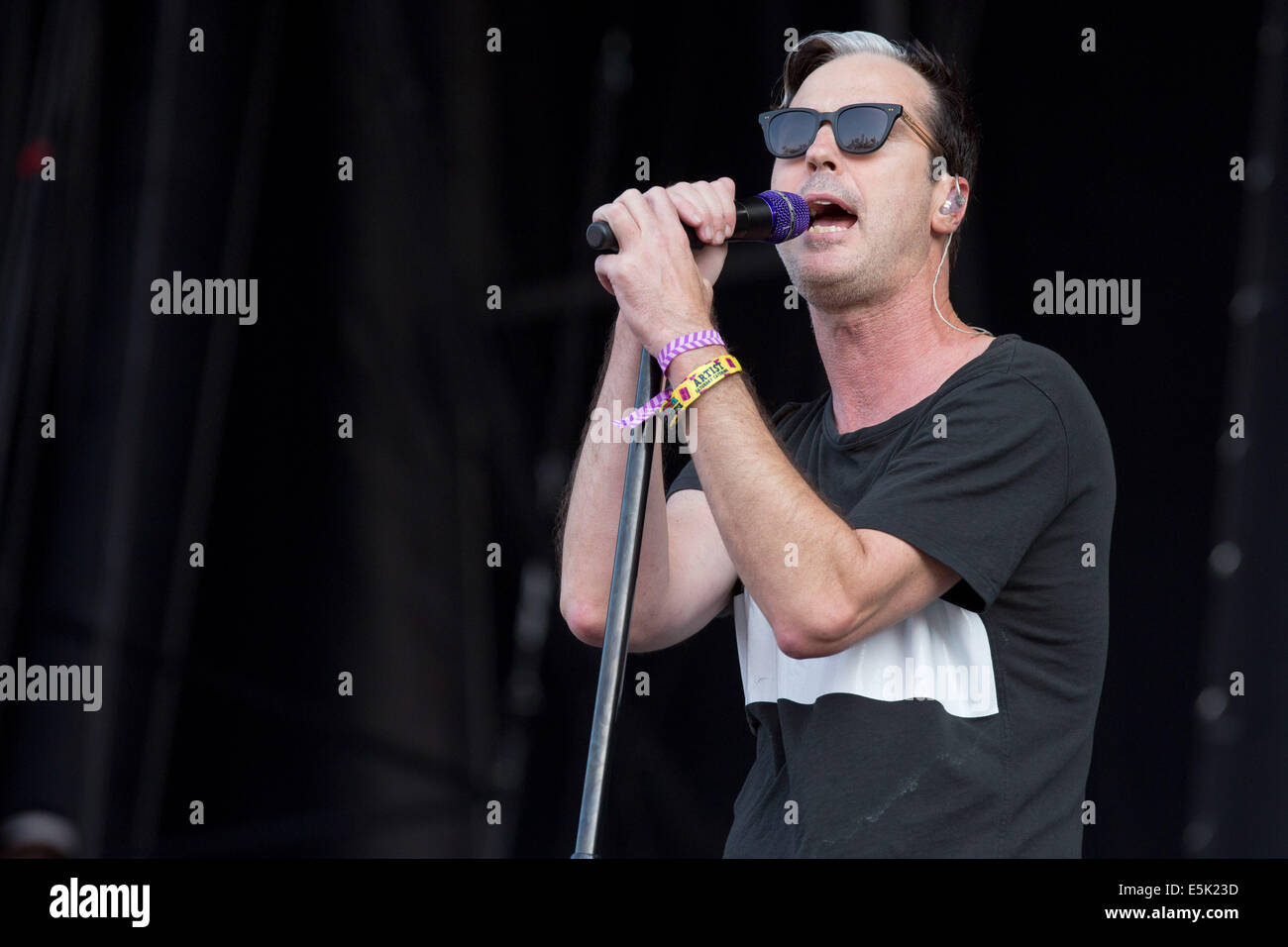 Chicago, Illinois, USA. 2nd Aug, 2014. Vocalist MICHAEL FITZPATRICK of ...
