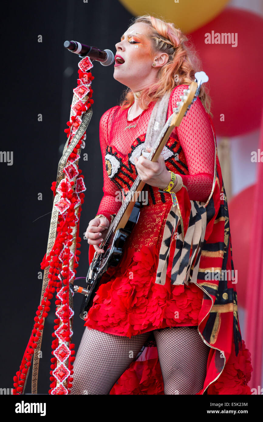 Chicago, Illinois, USA. 2nd Aug, 2014. Musician KATE NASH performs live ...