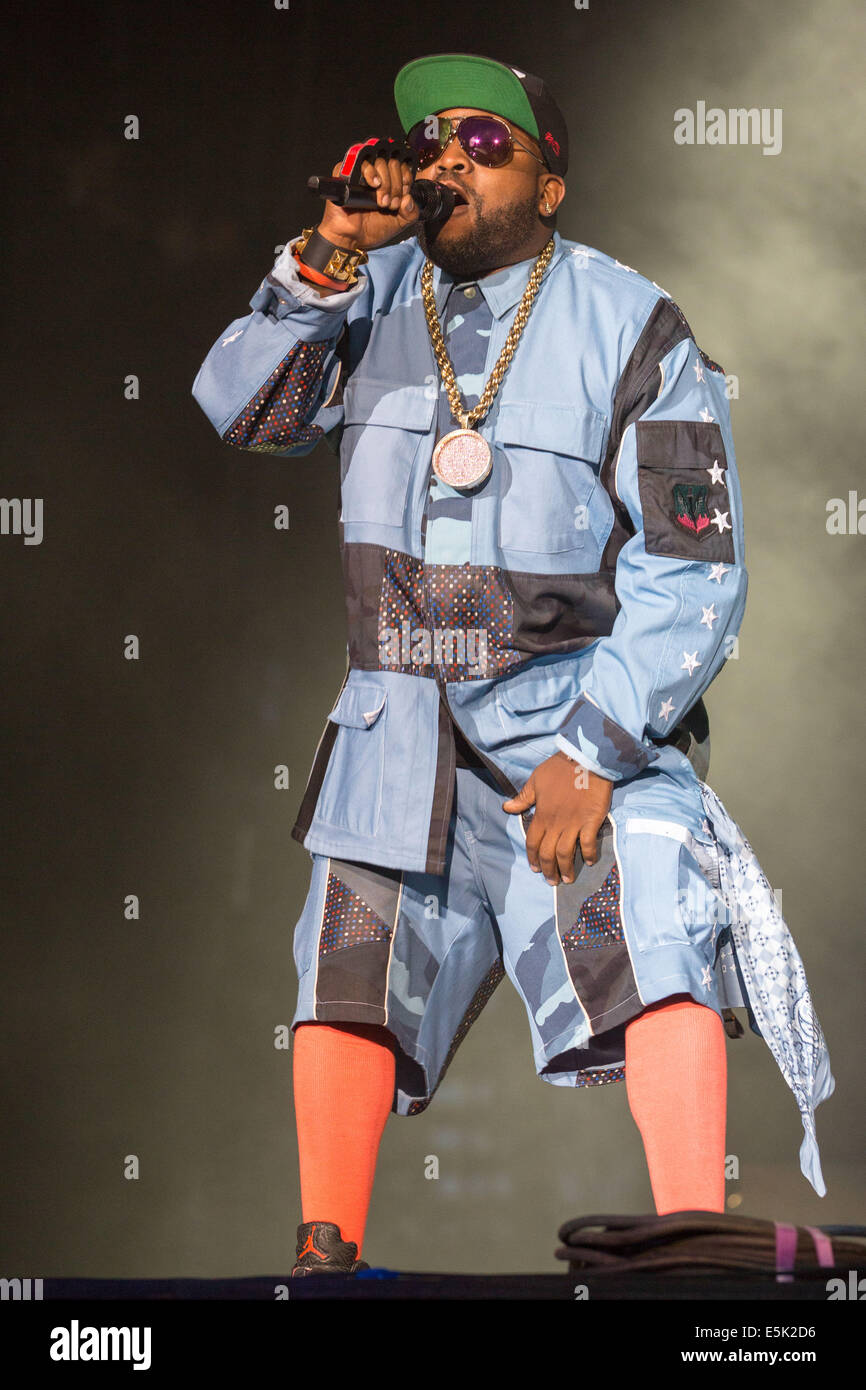Chicago, Illinois, USA. 2nd Aug, 2014. Rapper ANTWAN PATTON (aka BIG ...