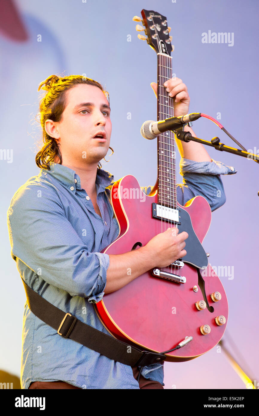 Chicago, Illinois, USA. 2nd Aug, 2014. Guitarist ALEX FISCHEL of the ...