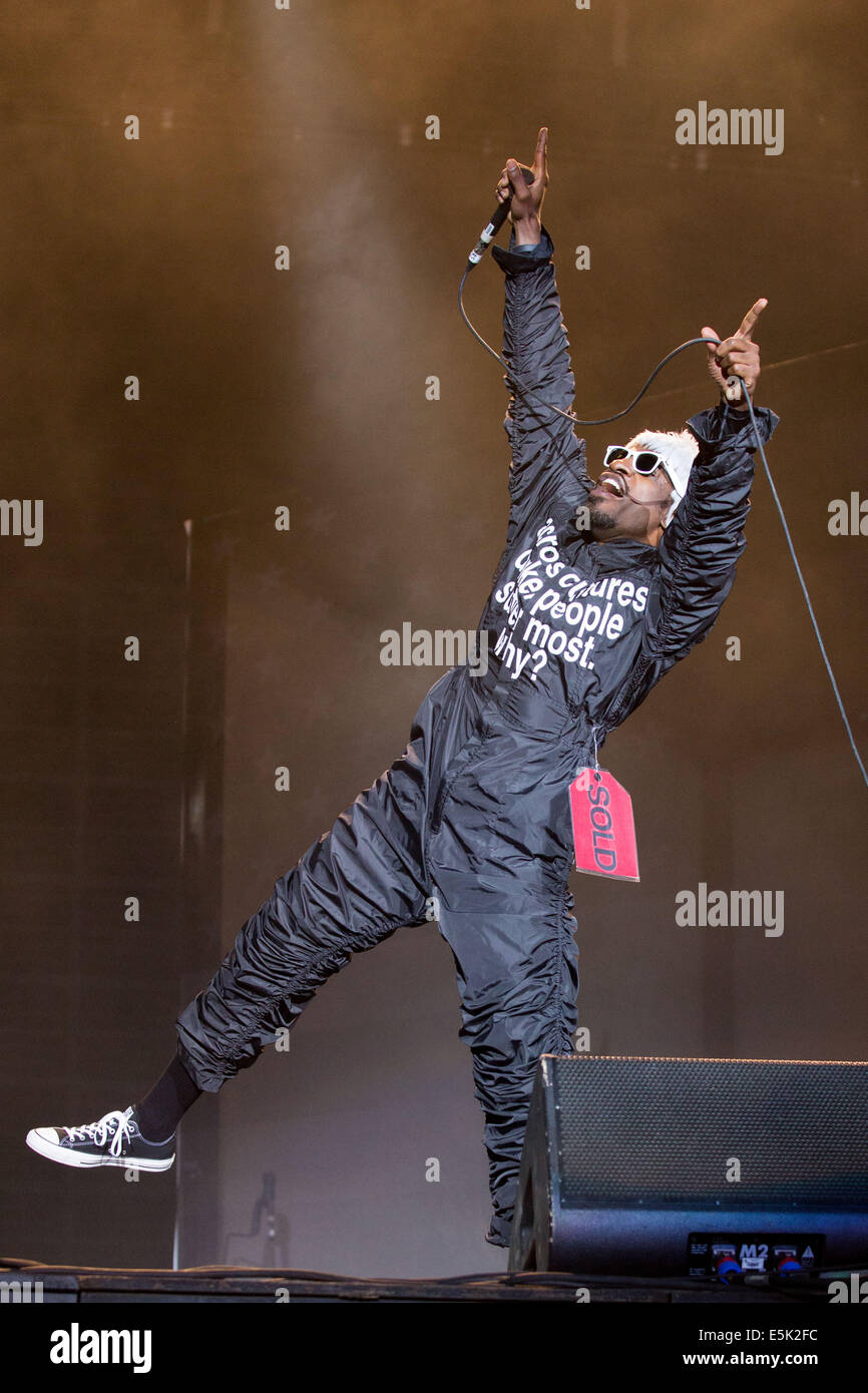Chicago, Illinois, USA. 2nd Aug, 2014. ANDRE BENJAMIN (aka ANDRE 3000 ...