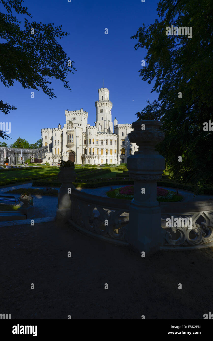 Castle Hluboka nad Vltavou, Frauenberg Stock Photo - Alamy