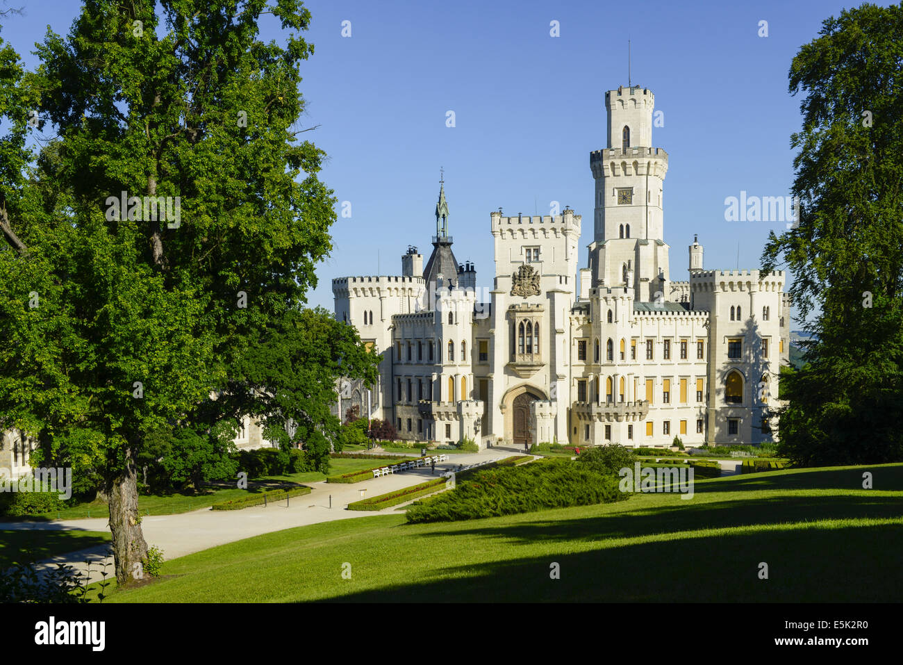 Castle Hluboka nad Vltavou, Frauenberg Stock Photo - Alamy