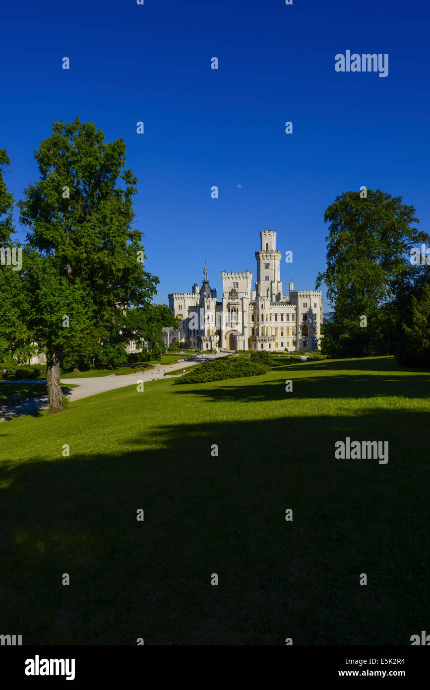 Castle Hluboka nad Vltavou, Frauenberg Stock Photo - Alamy