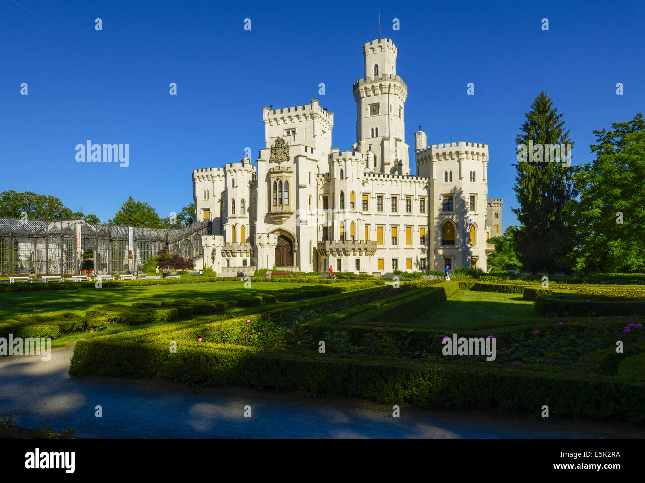 Castle Hluboka nad Vltavou, Frauenberg Stock Photo - Alamy