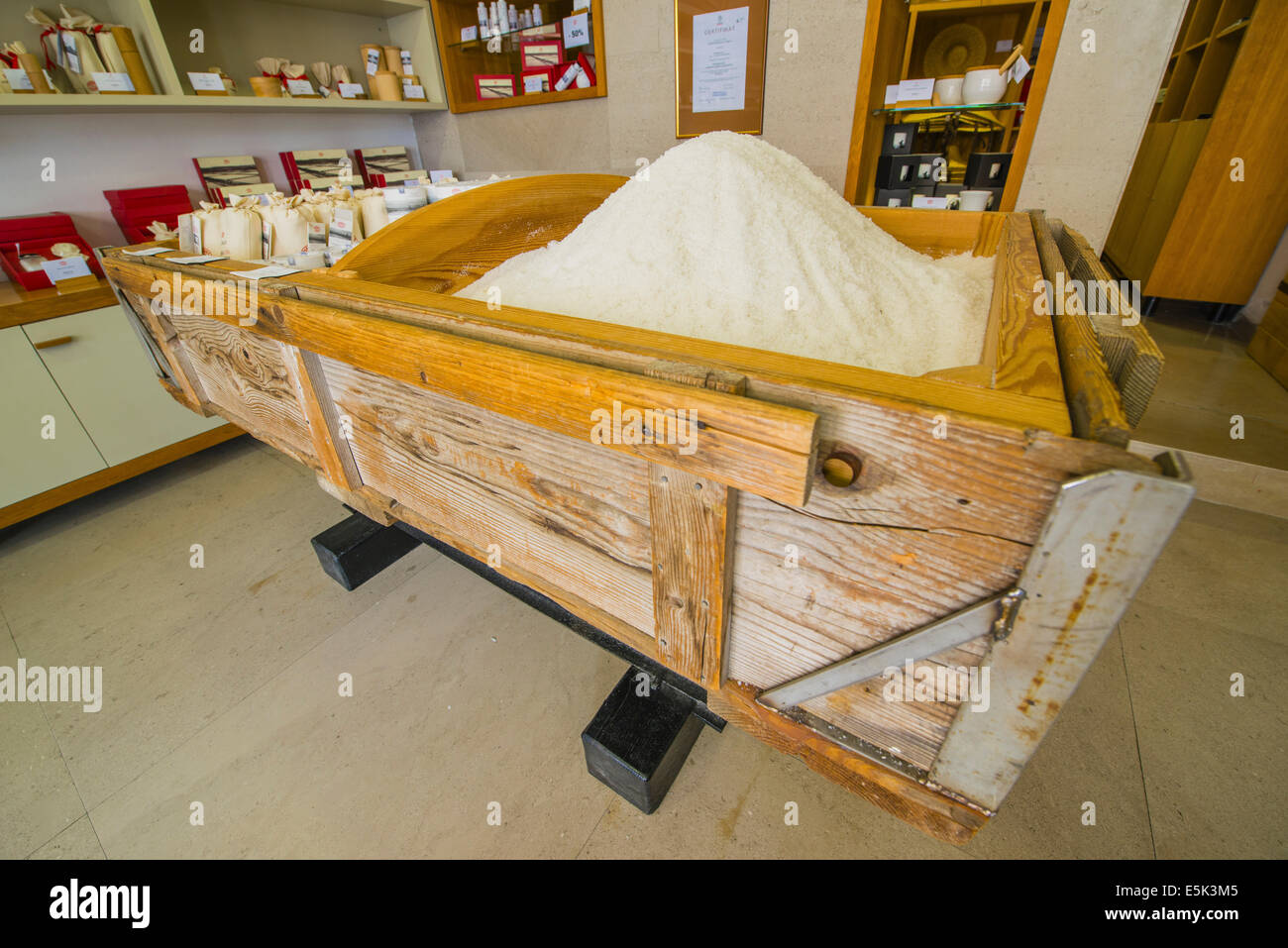 Piran, sea salt Stock Photo - Alamy
