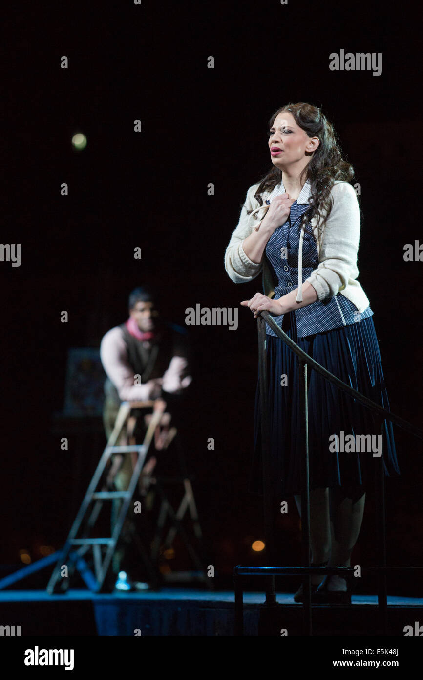 Dress rehearsal of Giacomo Puccini's opera "La Boheme" at the Royal ...