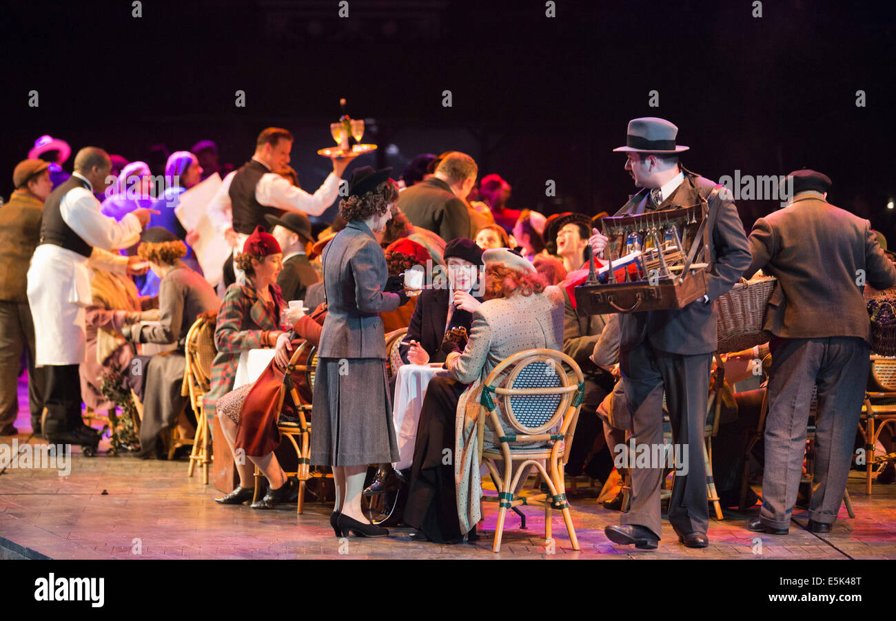 Dress rehearsal of Giacomo Puccini's opera "La Boheme" at the Royal ...
