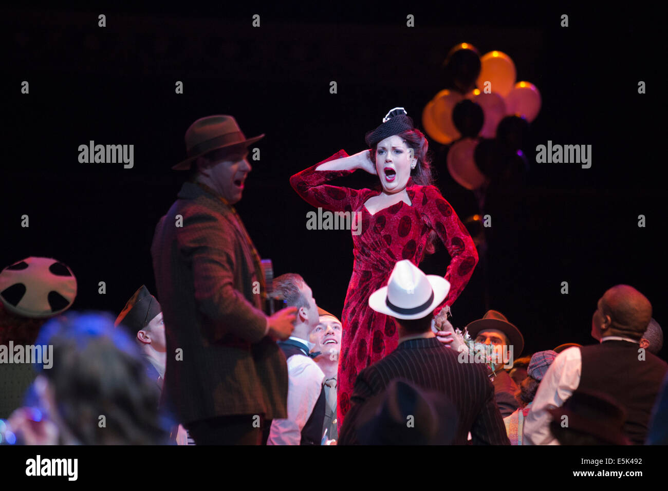 Dress rehearsal of Giacomo Puccini's opera "La Boheme" at the Royal ...