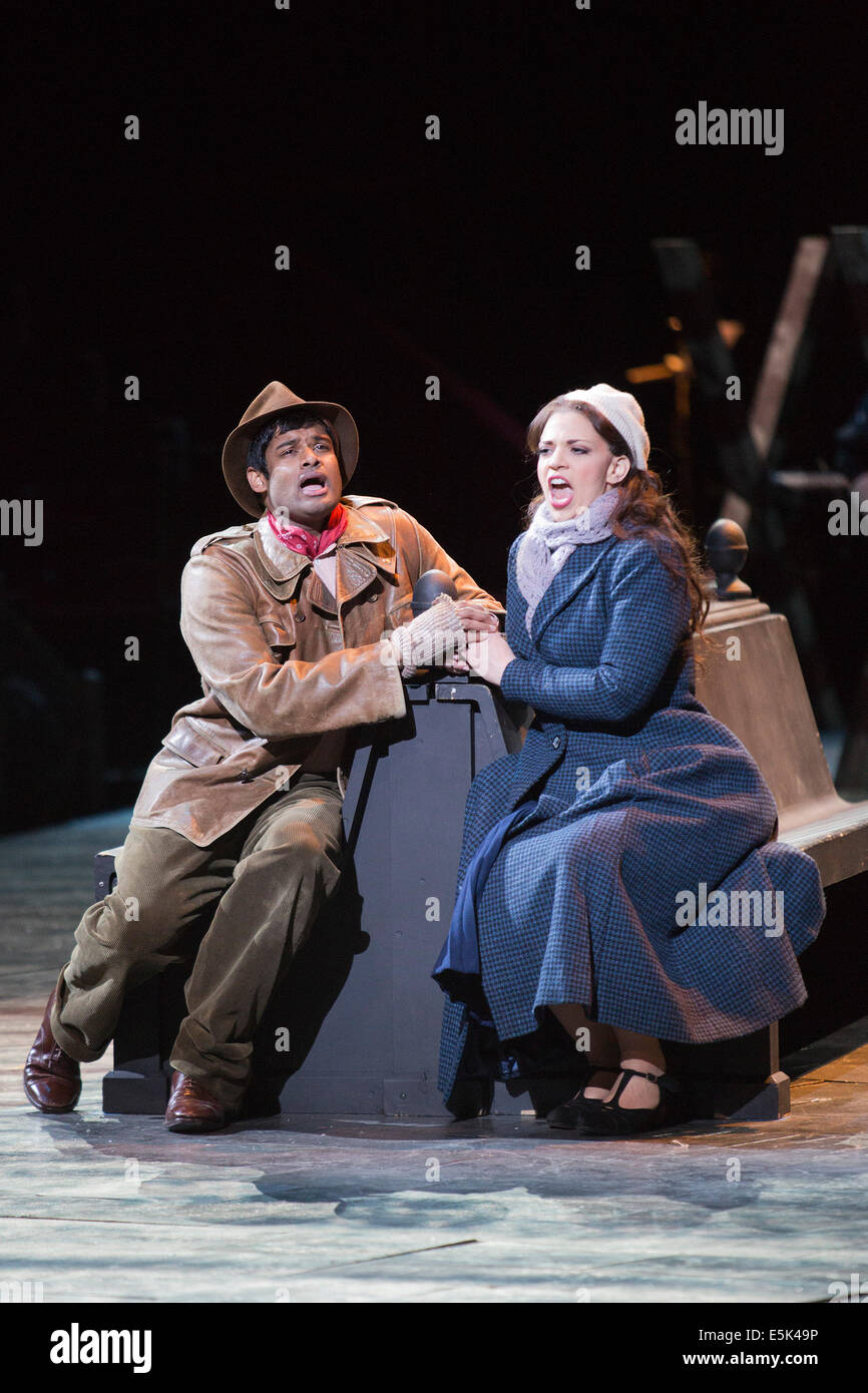 Dress rehearsal of Giacomo Puccini's opera "La Boheme" at the Royal ...