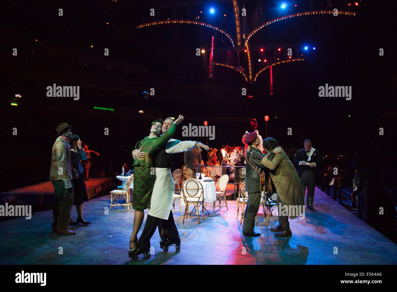 Dress rehearsal of Giacomo Puccini's opera "La Boheme" at the Royal ...