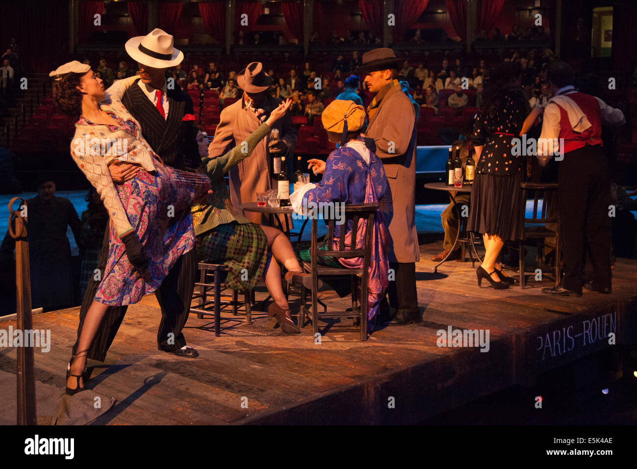 Dress rehearsal of Giacomo Puccini's opera "La Boheme" at the Royal ...