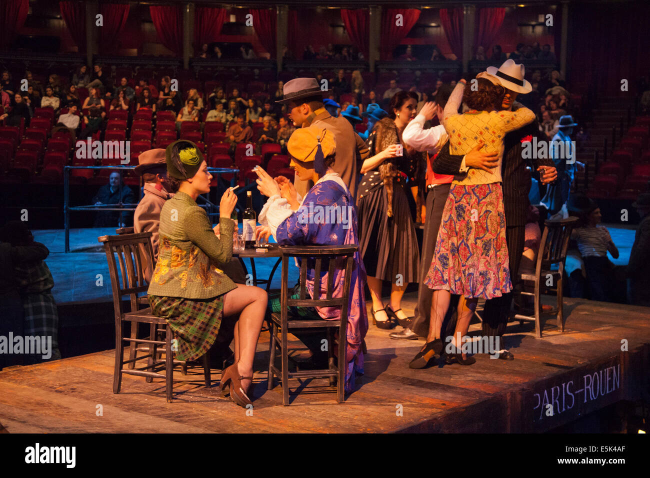 Dress rehearsal of Giacomo Puccini's opera "La Boheme" at the Royal ...