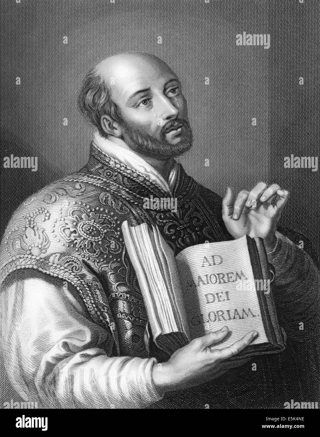 St. Ignatius of Loyola, 1491 - 1556, founder of the Jesuits Stock Photo ...