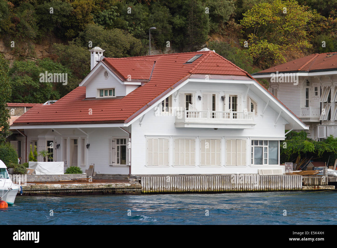 Building in Bosphorus Strait, Istanbul Stock Photo - Alamy