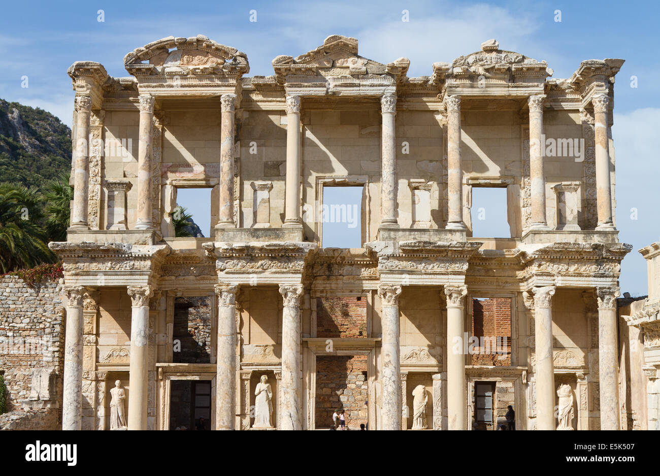 Library of Celsus in Ephesus, Turkey Stock Photo - Alamy