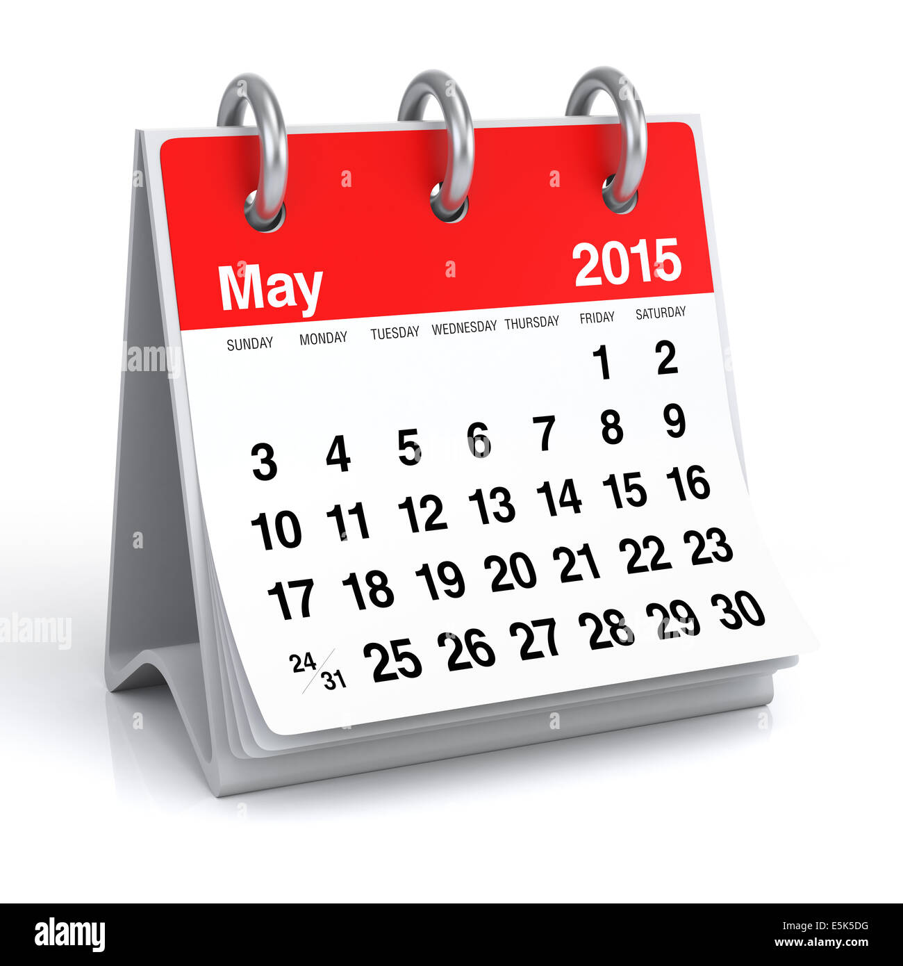 May 2015 - Calendar Stock Photo - Alamy