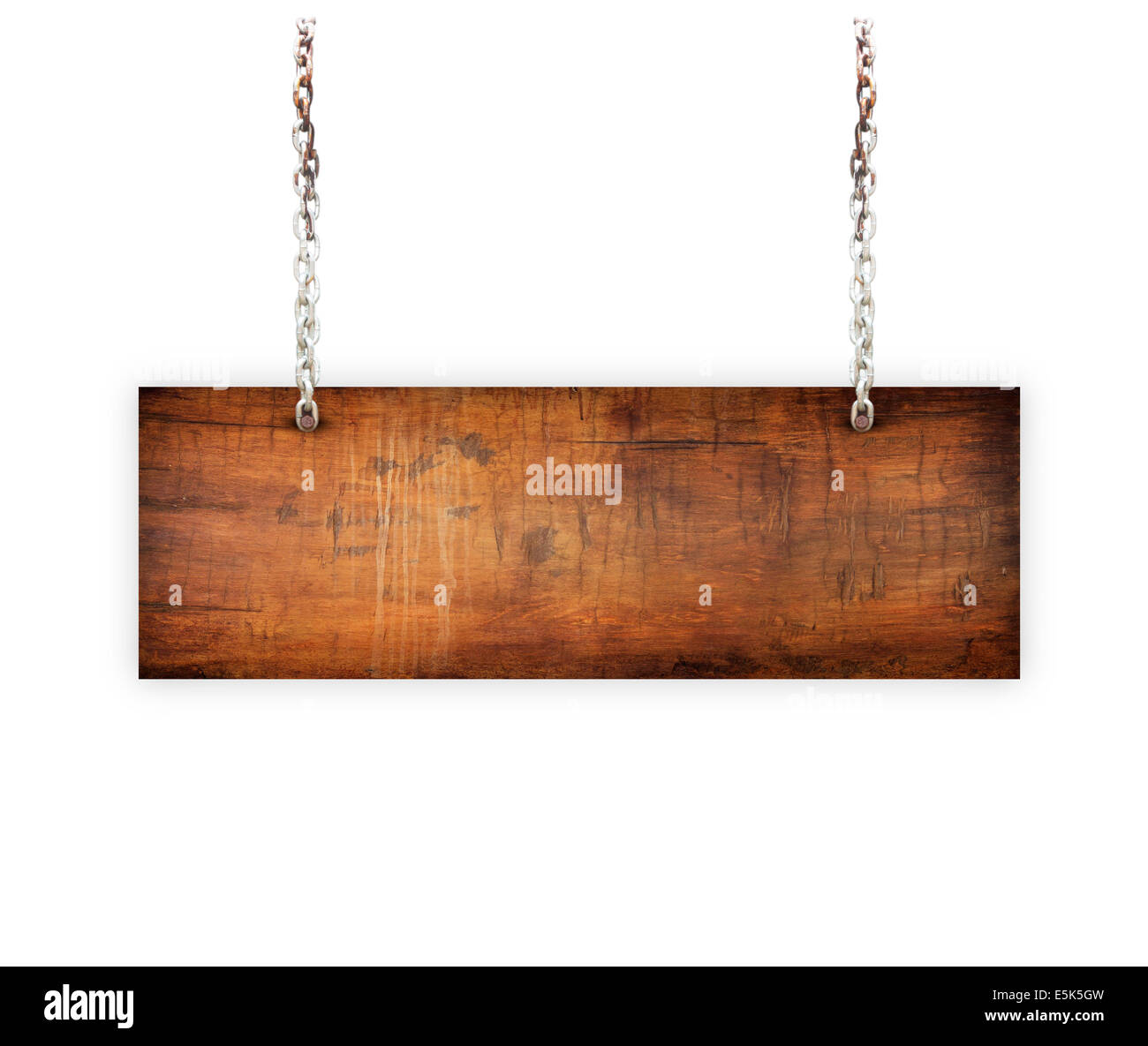 Vintage Old Wood sign isolated on white background Stock Photo - Alamy