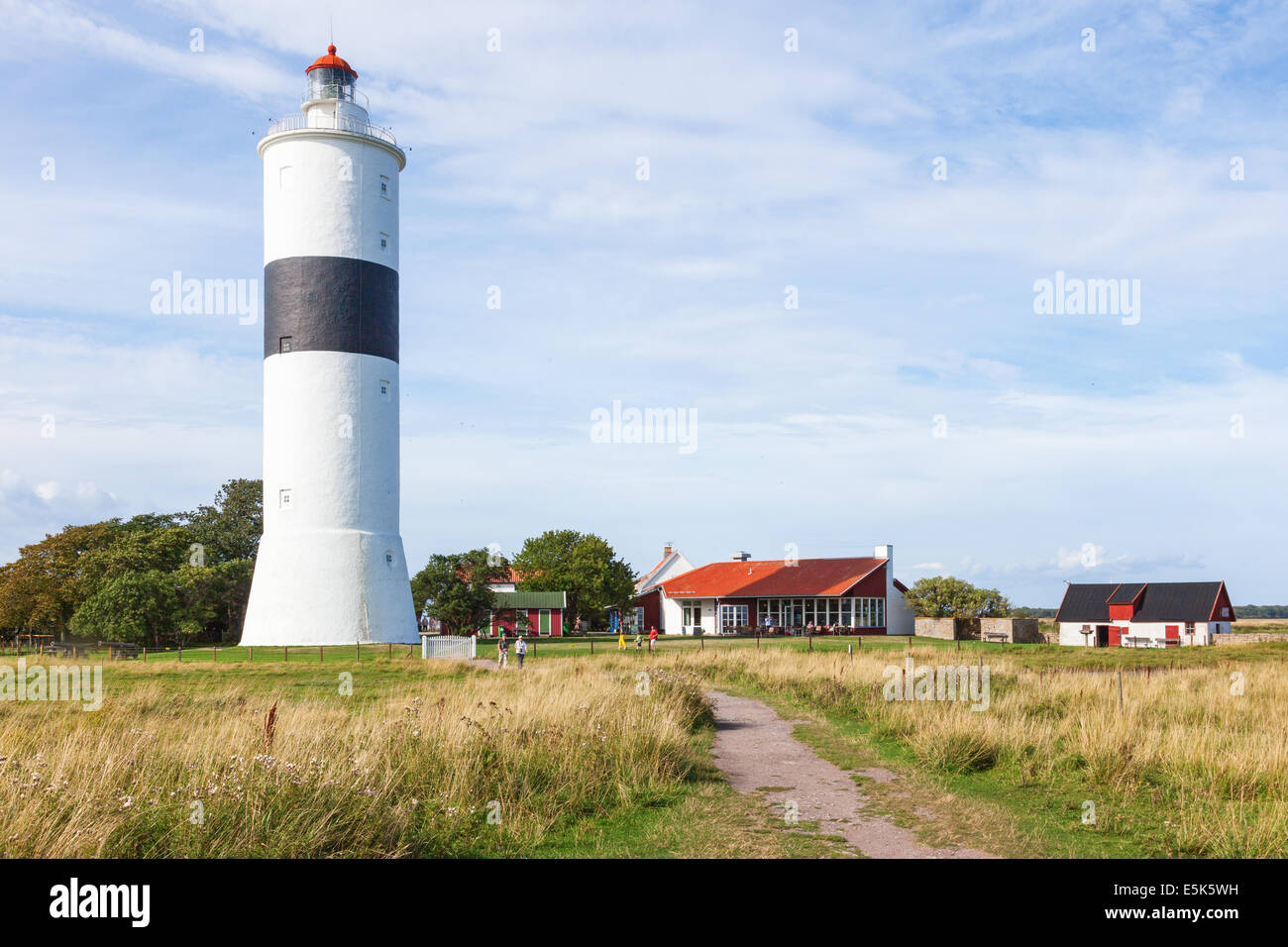 Lighthouse on the coast at oland in Sweden Stock Photo - Alamy