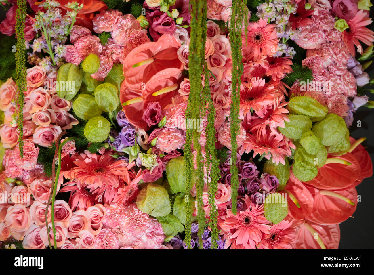Colorful flower arrangement Stock Photo - Alamy