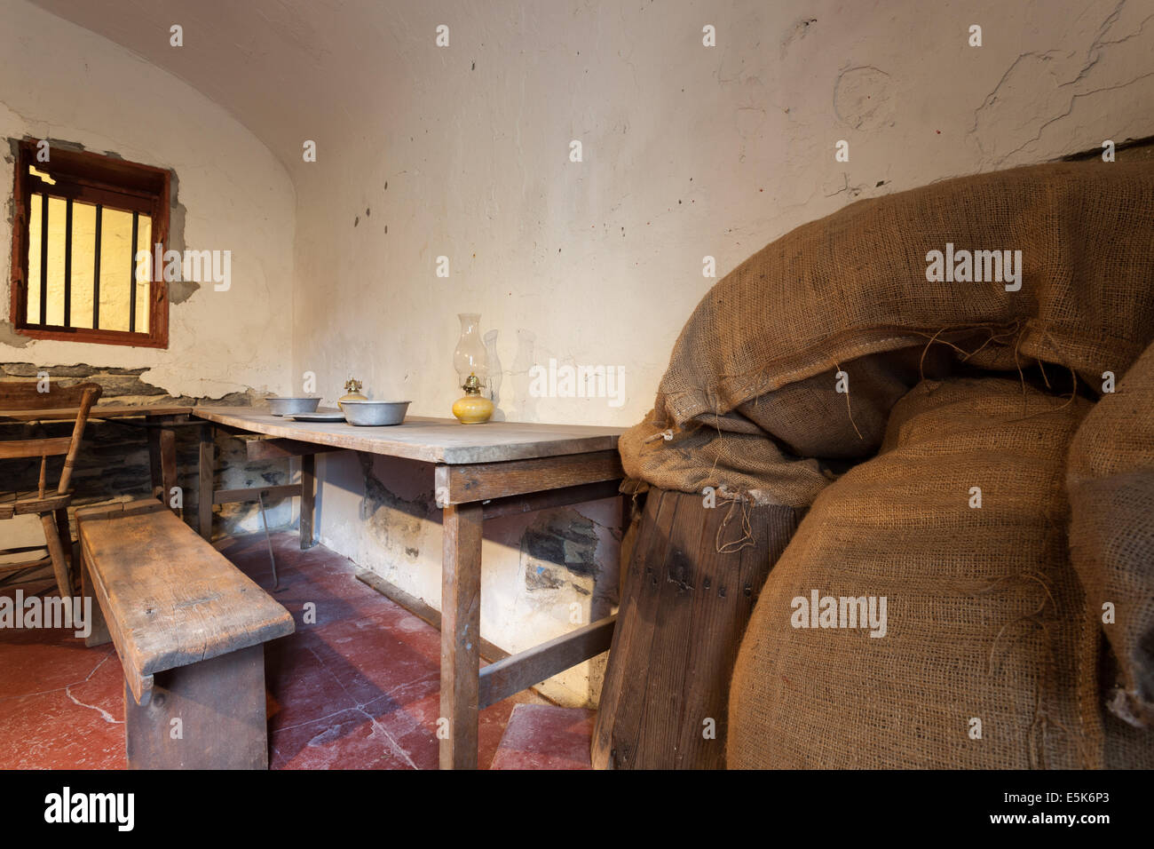 Historic Mount Holly Prison Dining Room Stock Photo - Alamy