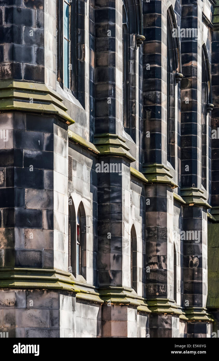 Architectural wall detail Edinburgh Stock Photo - Alamy