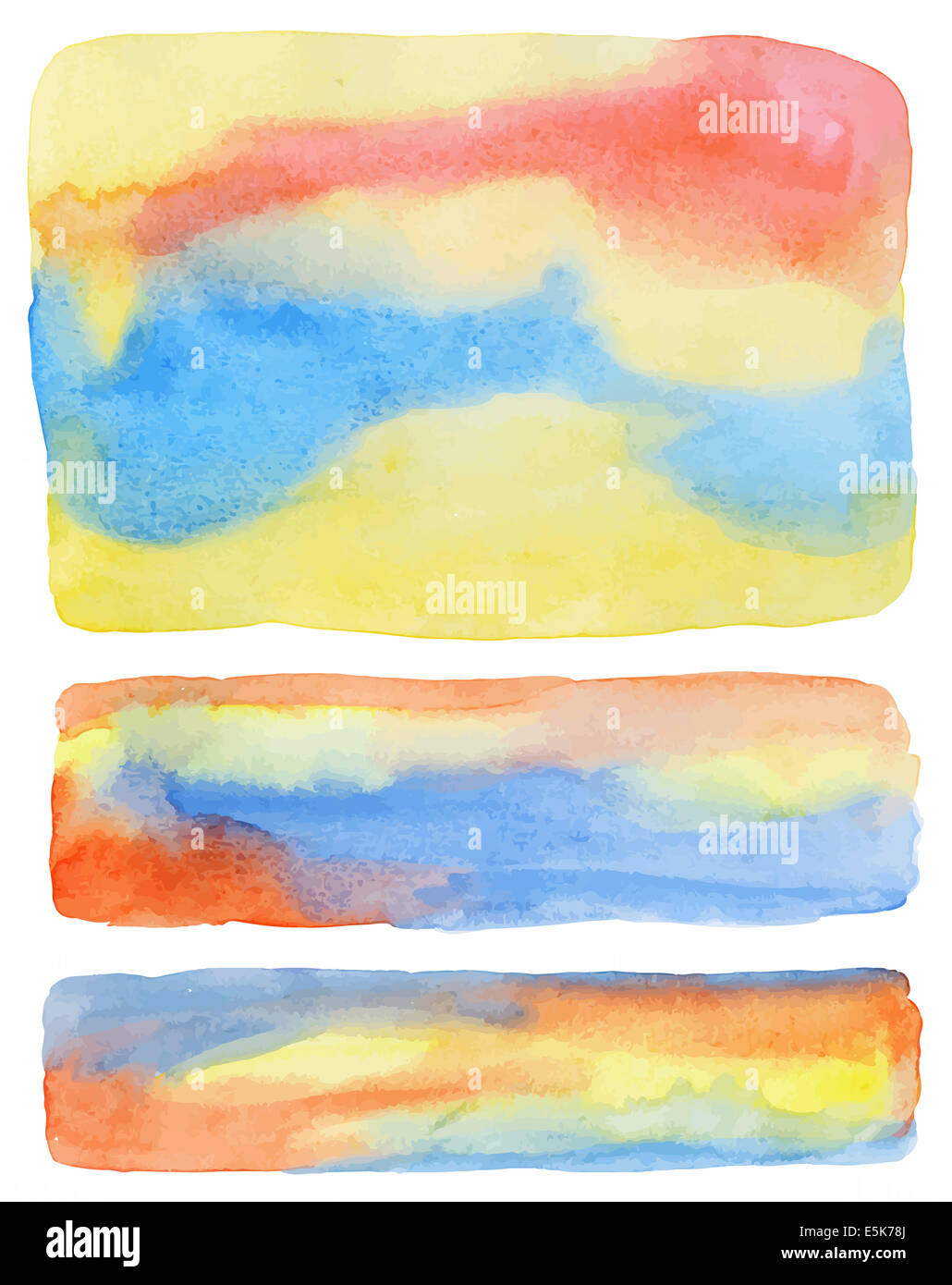 colorful brush strokes Stock Photo - Alamy