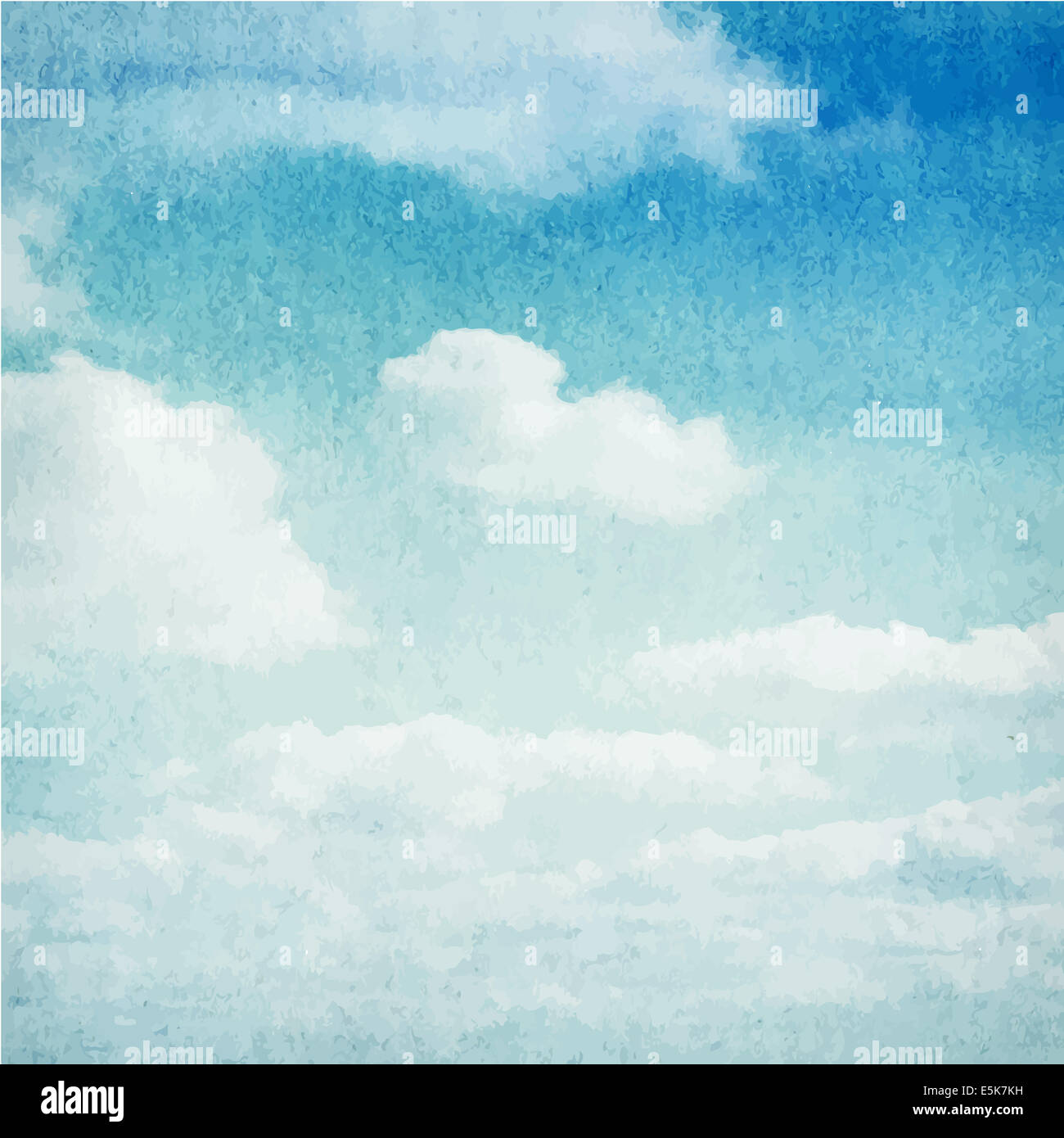 Watercolor clouds and sky background Stock Photo - Alamy