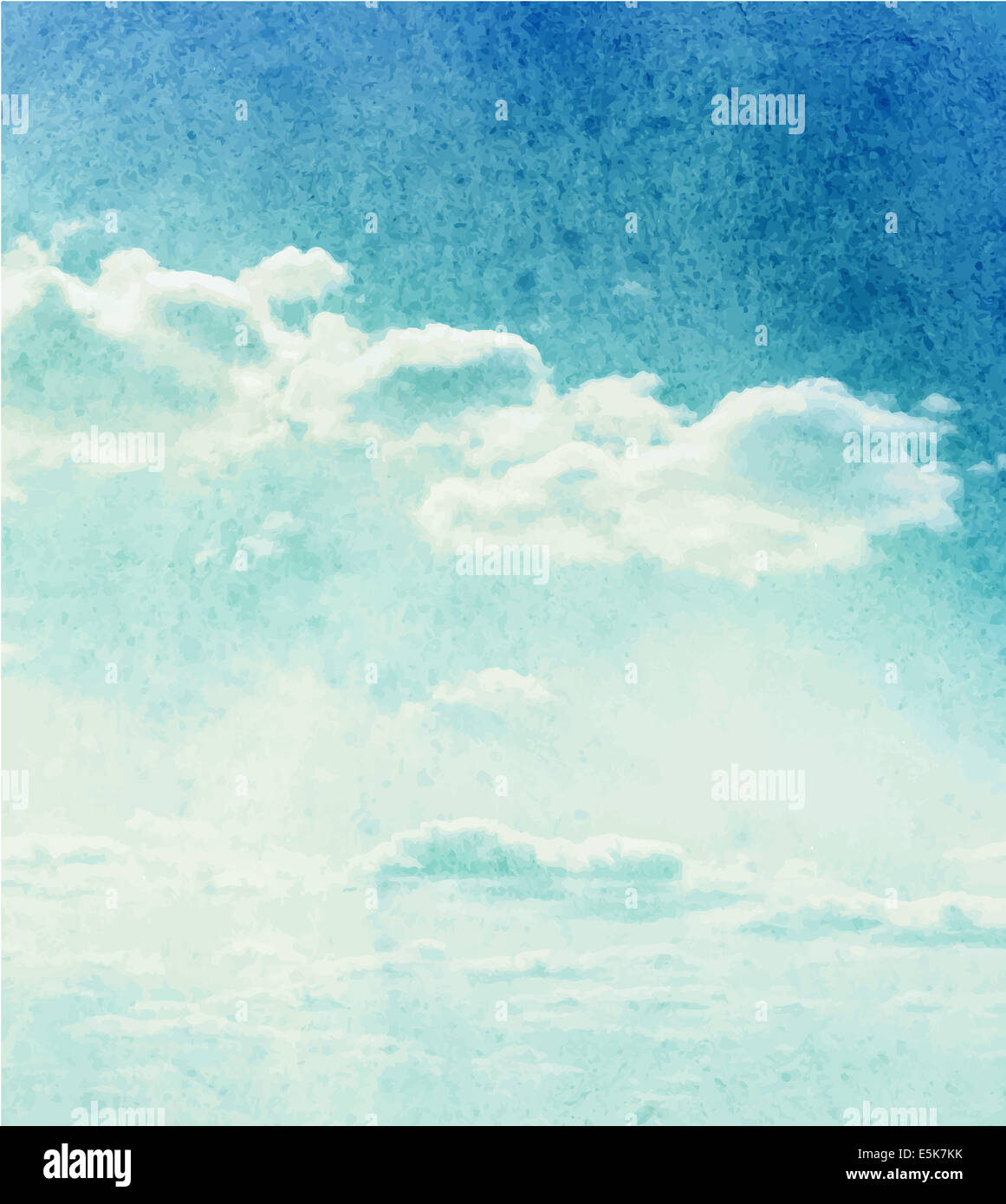 Watercolor clouds and sky background Stock Photo - Alamy