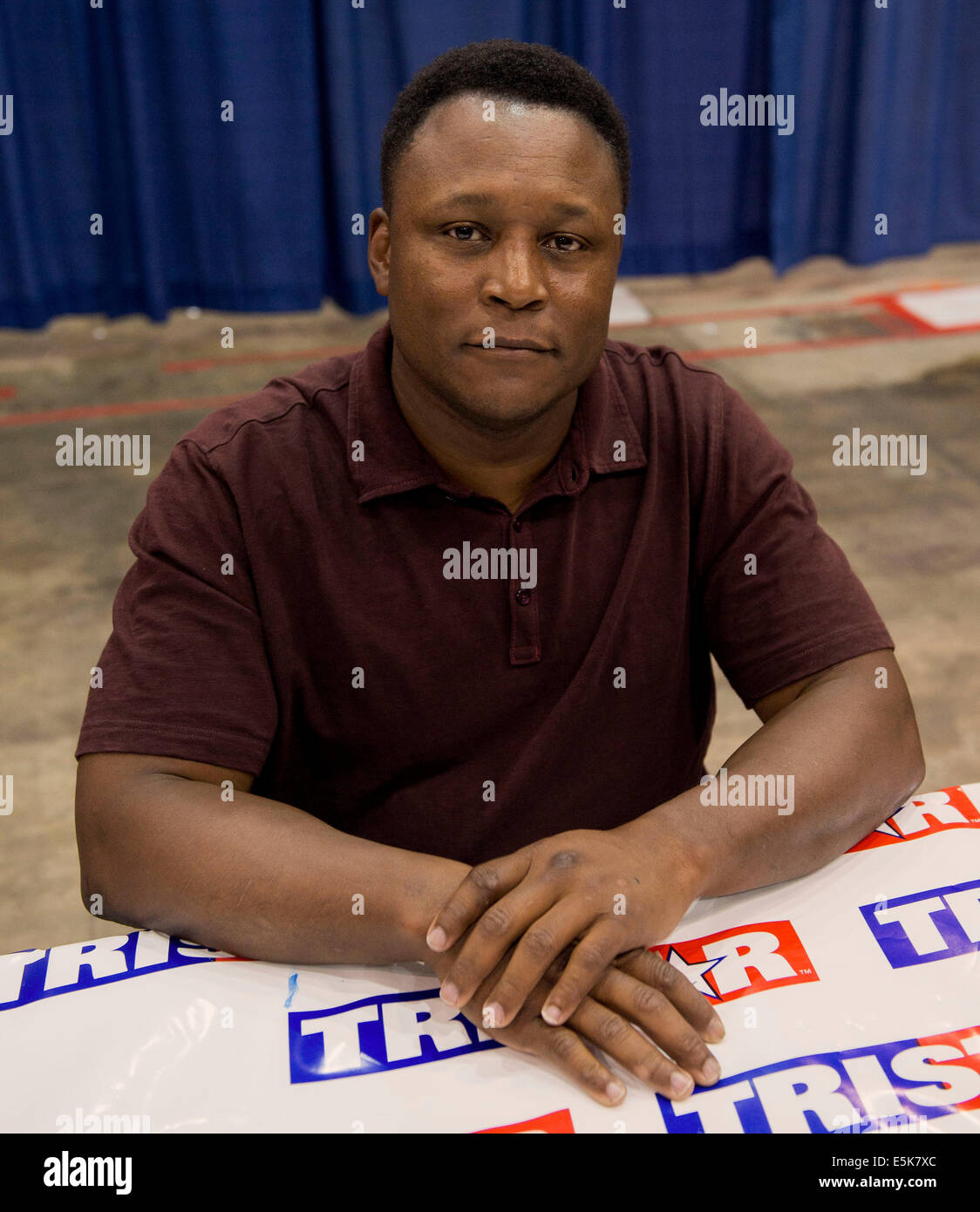 Cleveland, Ohio, USA. 02nd Aug, 2014. NFL Hall of Famer BARRY SANDERS ...
