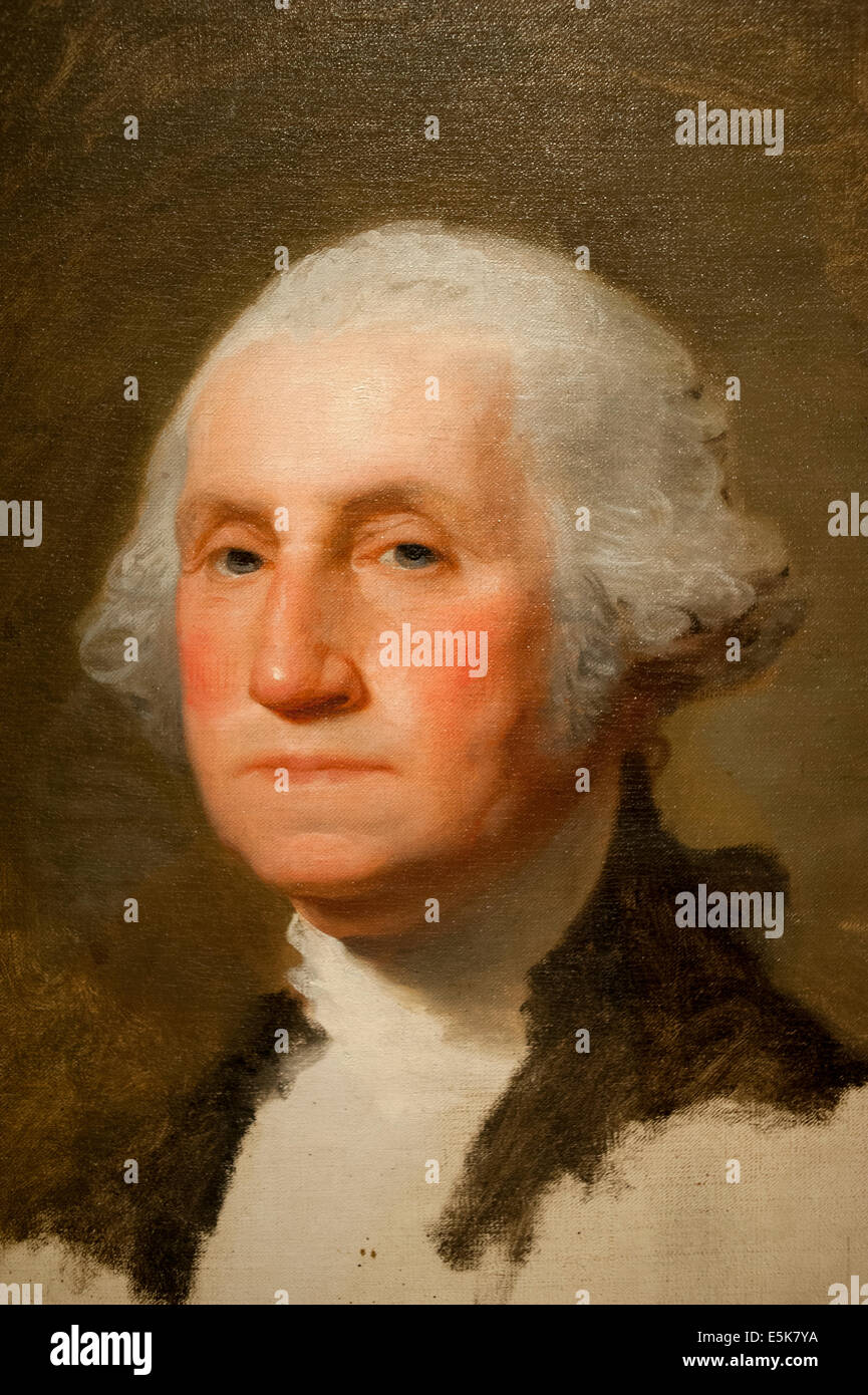 Portrait U S President George Washington High Resolution Stock ...