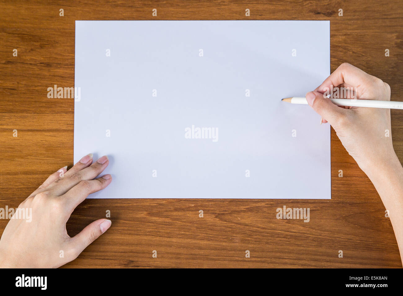 writing on white paper Stock Photo - Alamy