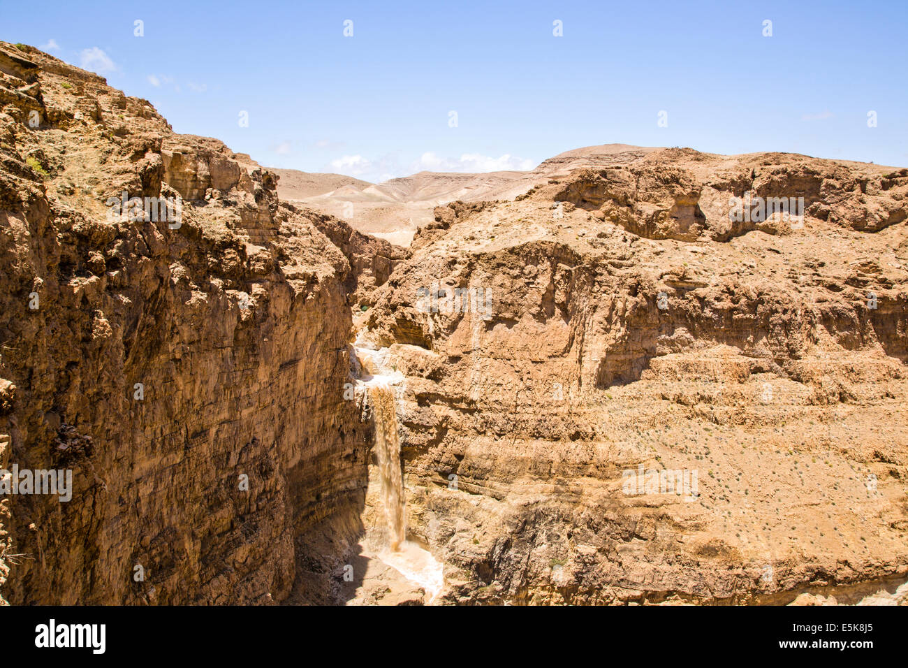 Israel, Judean Desert, a flash flood in Wadi Tzeelim Stock Photo - Alamy