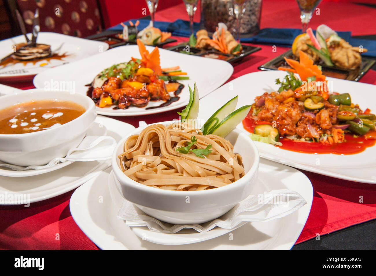 Luxury Dinner Chinese Food High Resolution Stock Photography and Images ...