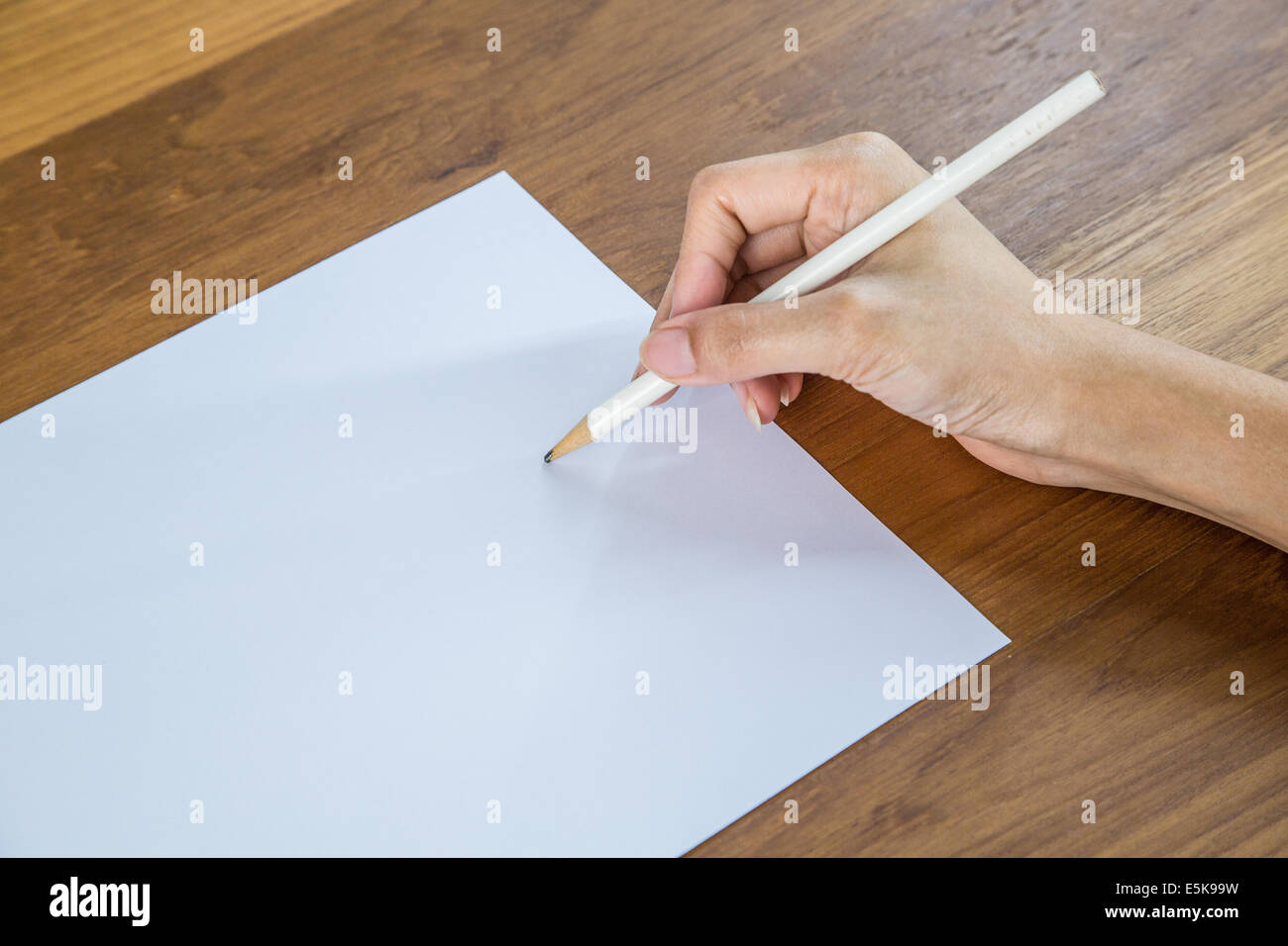 writing on white paper Stock Photo - Alamy