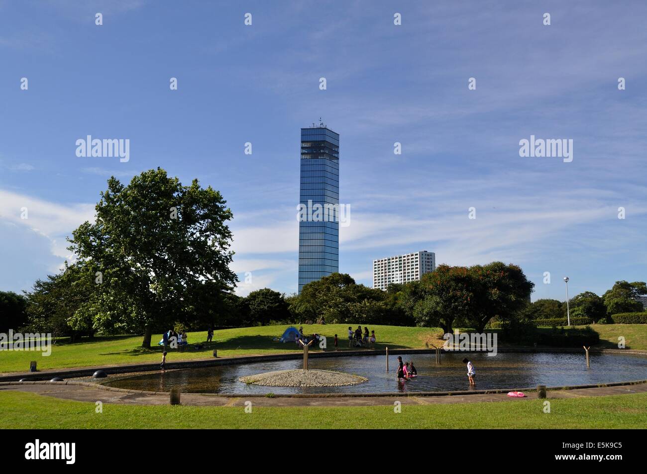 Chiba port tower,Chiba city,Chiba,Japan Stock Photo - Alamy