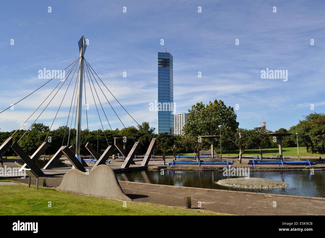 Chiba port tower,Chiba city,Chiba,Japan Stock Photo - Alamy