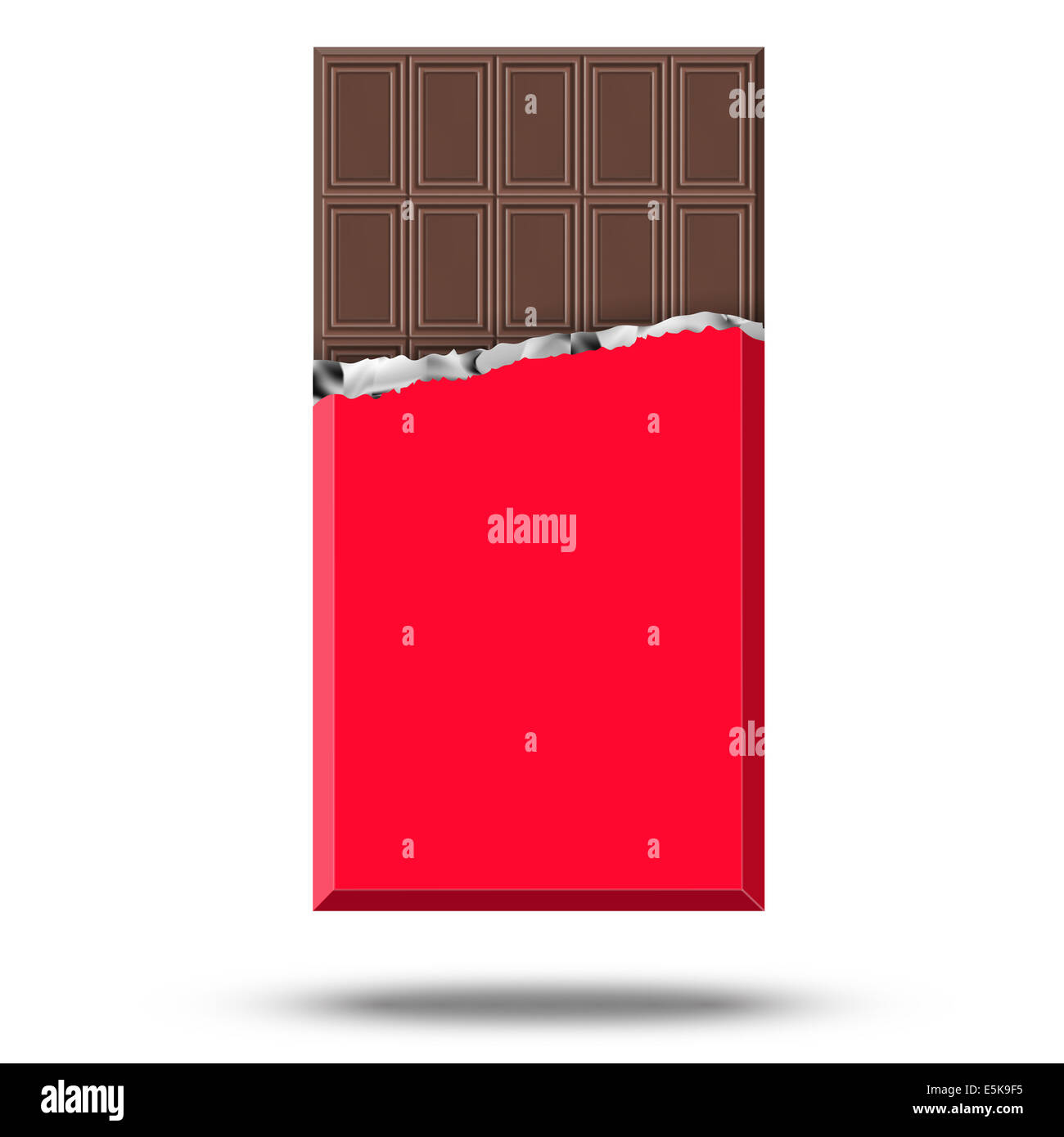 Chocolate bar block icon Cut Out Stock Images & Pictures - Alamy