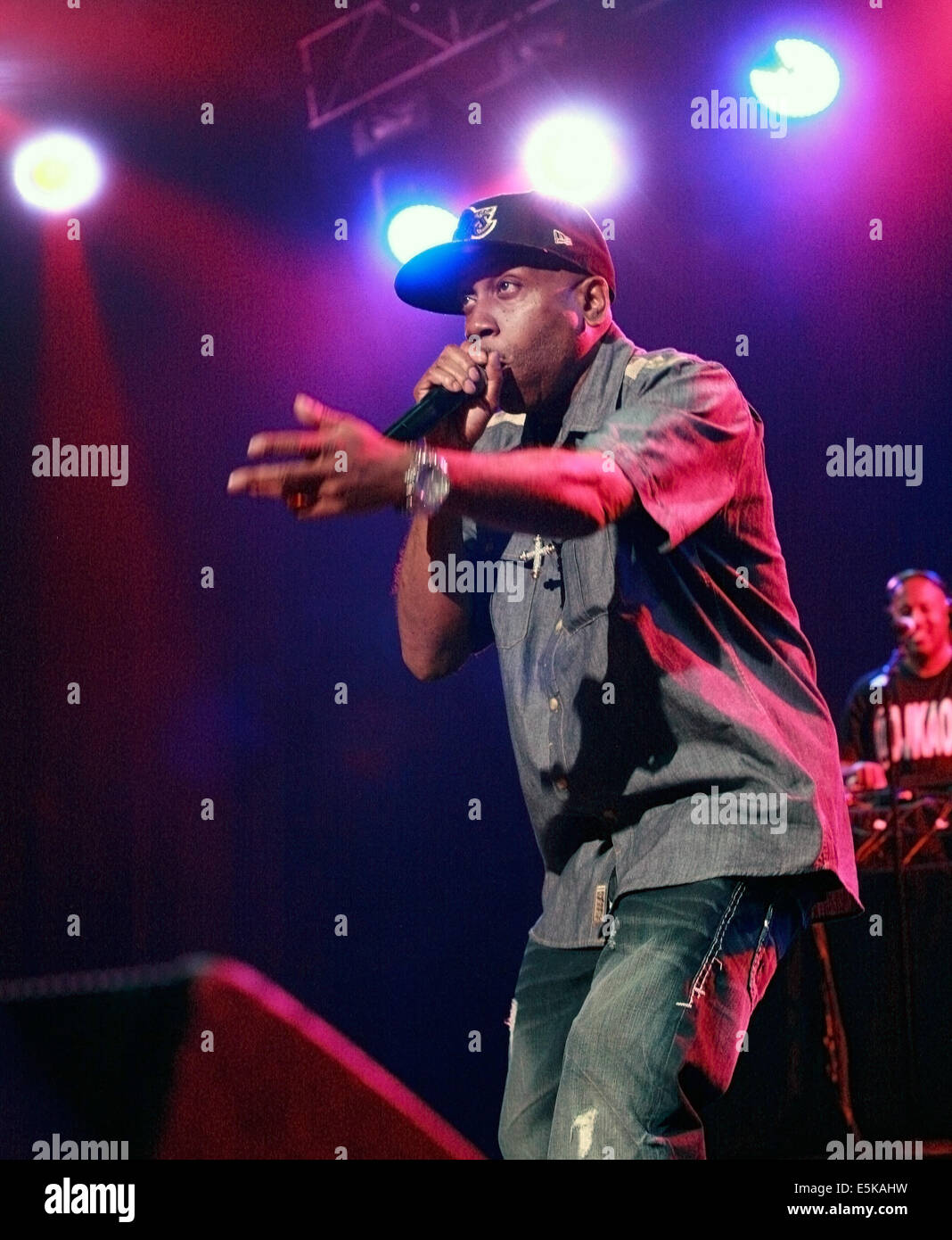 Las Vegas, Nevada, USA. 3rd Aug, 2014. Rapper Rob Base performs during ...