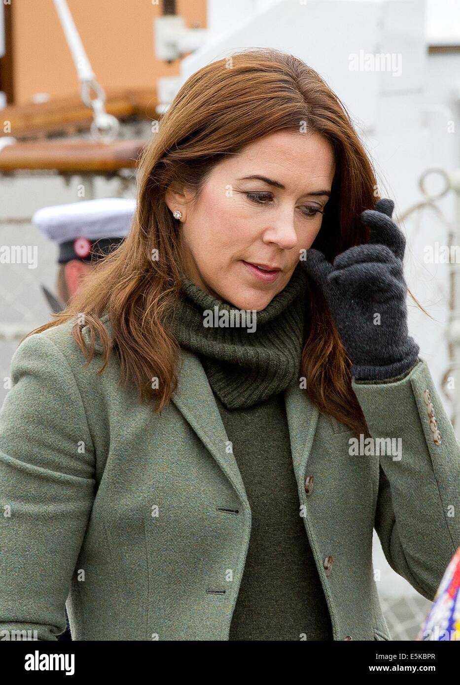 Danish Crown Princess Mary during the visit to Nanortalik (Greenland ...