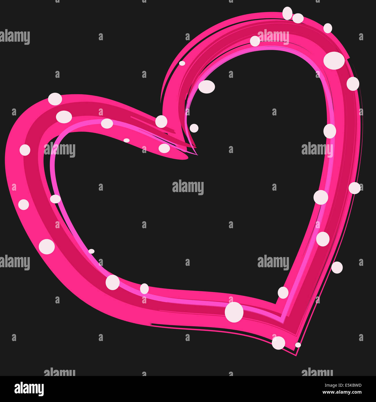 Pink heart hi-res stock photography and images - Alamy