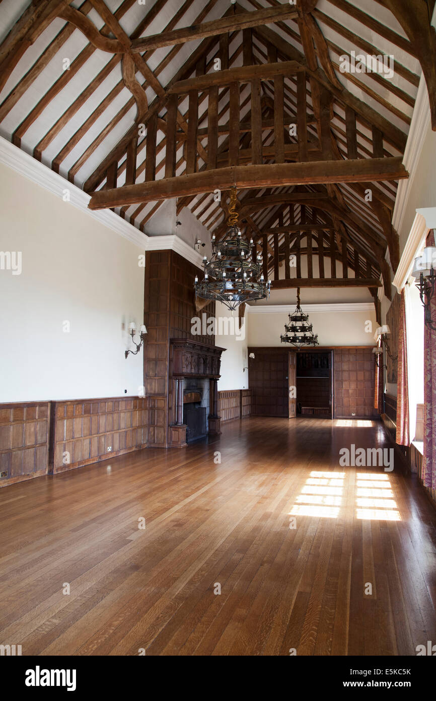 The Long Gallery at Layer Marney Tower Stock Photo - Alamy