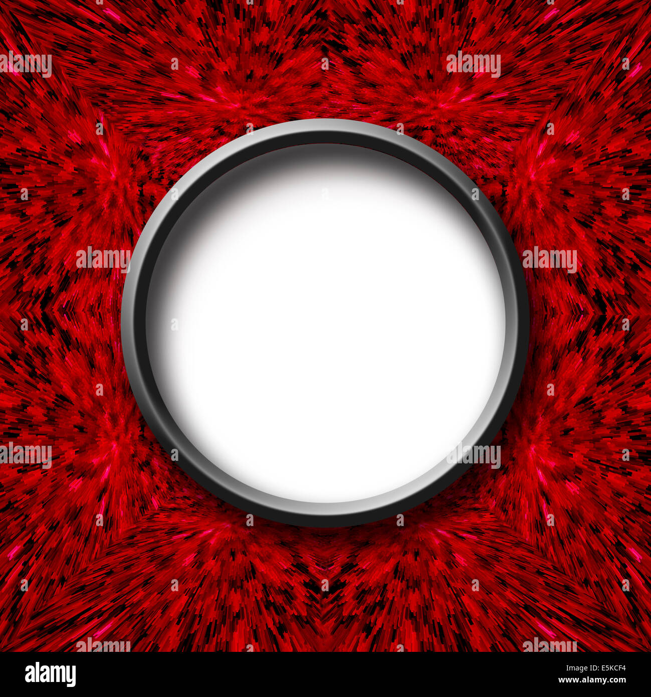 red abstract texture with round metallic center Stock Photo - Alamy