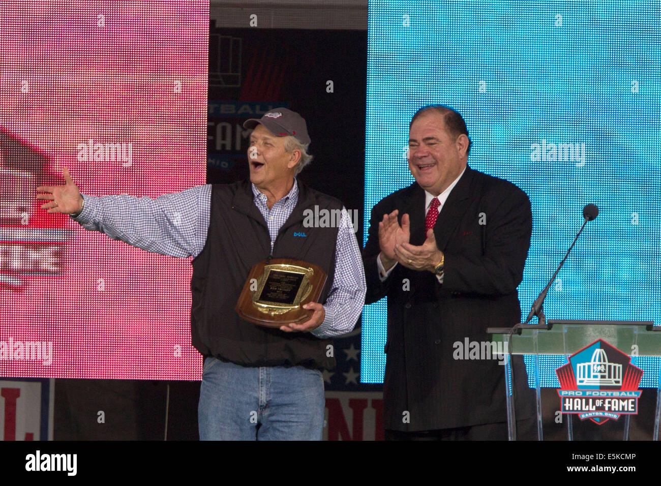 Canton, Ohio, USA. 2nd Aug, 2014. The Pete Rozelle Radio-Television ...