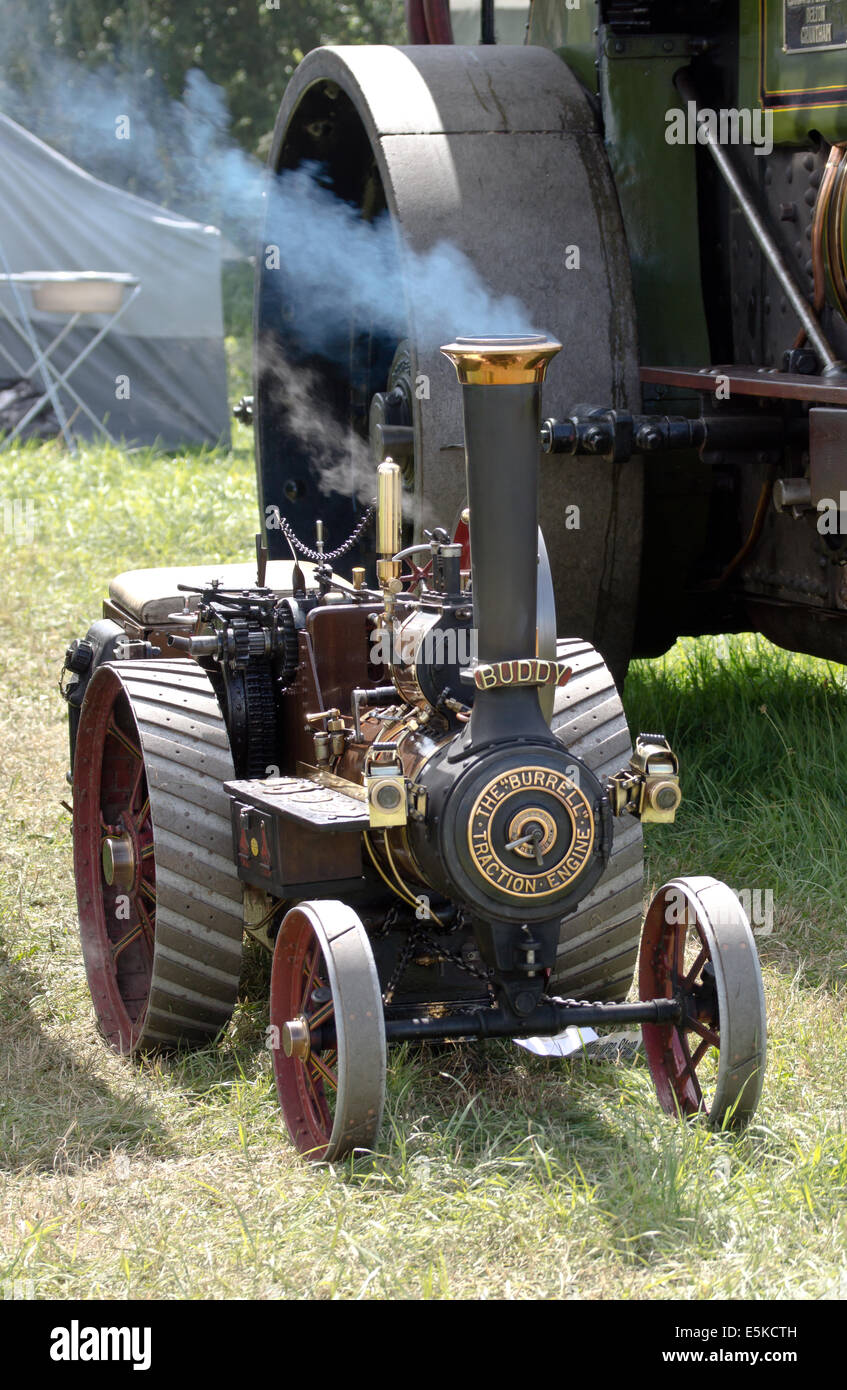 Shabbington, Bucks UK, Miniature steam engine. Credit: Scott Carruthers ...