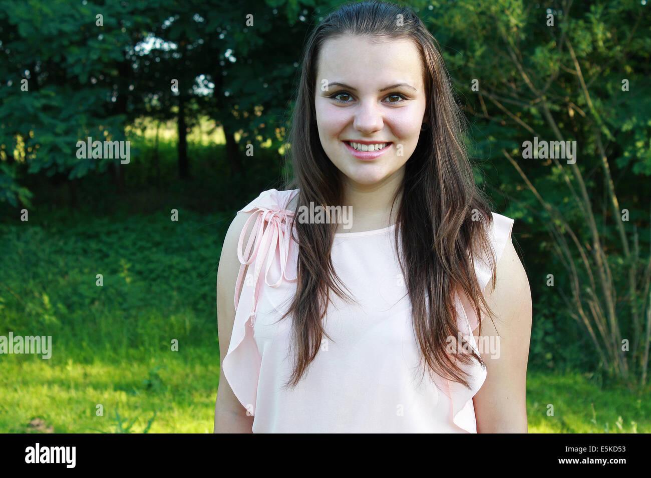 Young woman joy dress hi-res stock photography and images - Alamy
