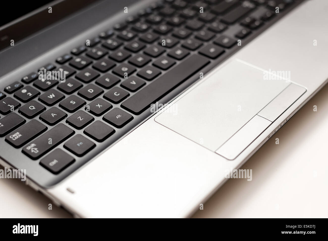 Laptop keyboard close-up Stock Photo - Alamy