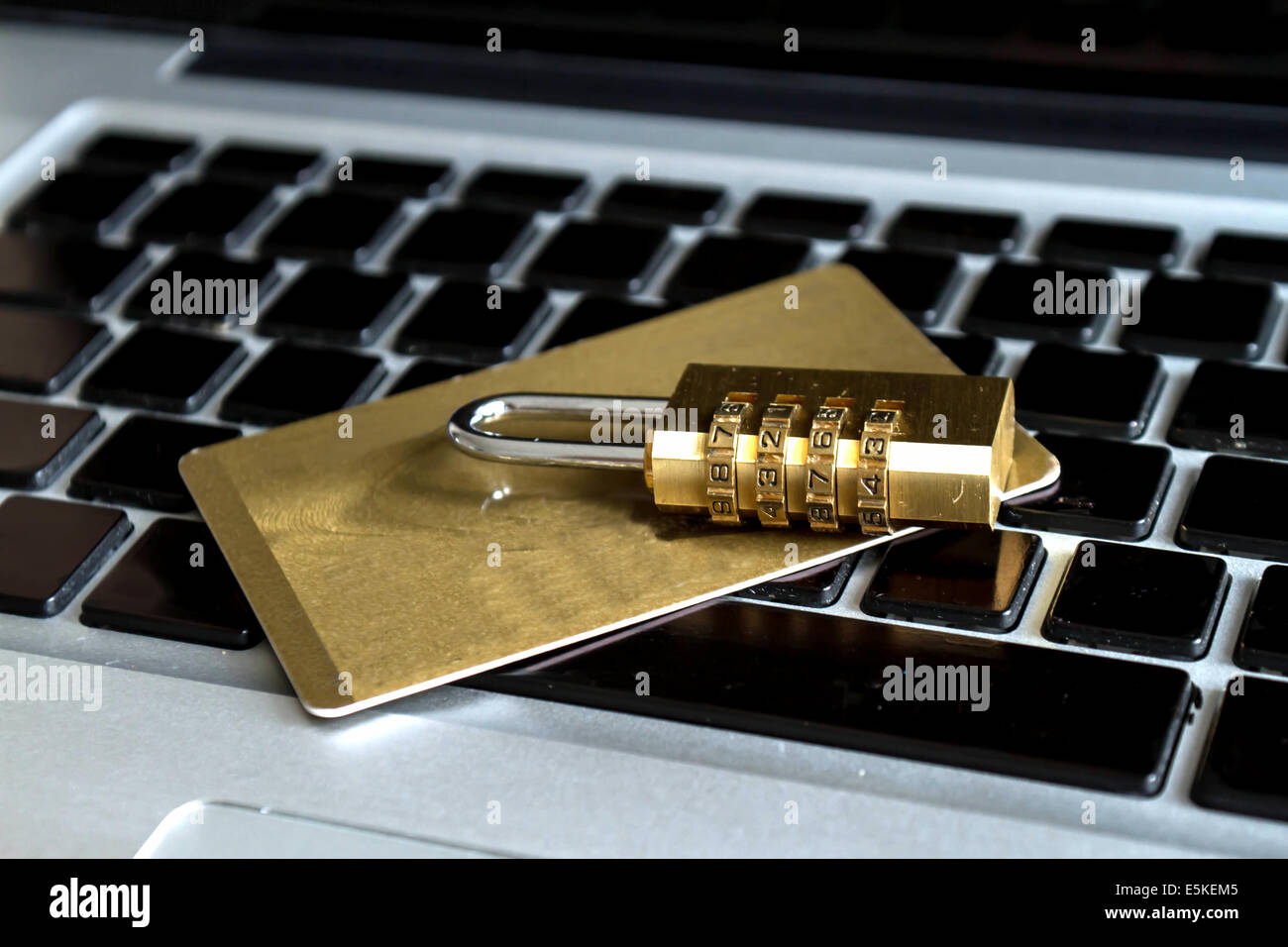 Buying safe on line with credit card Stock Photo - Alamy