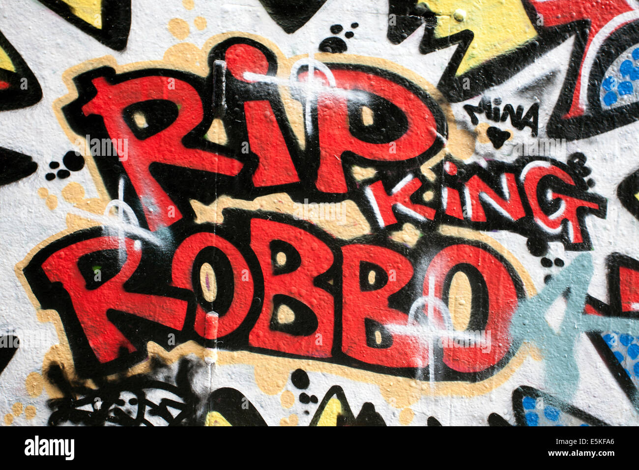 King graffiti hi-res stock photography and images - Alamy